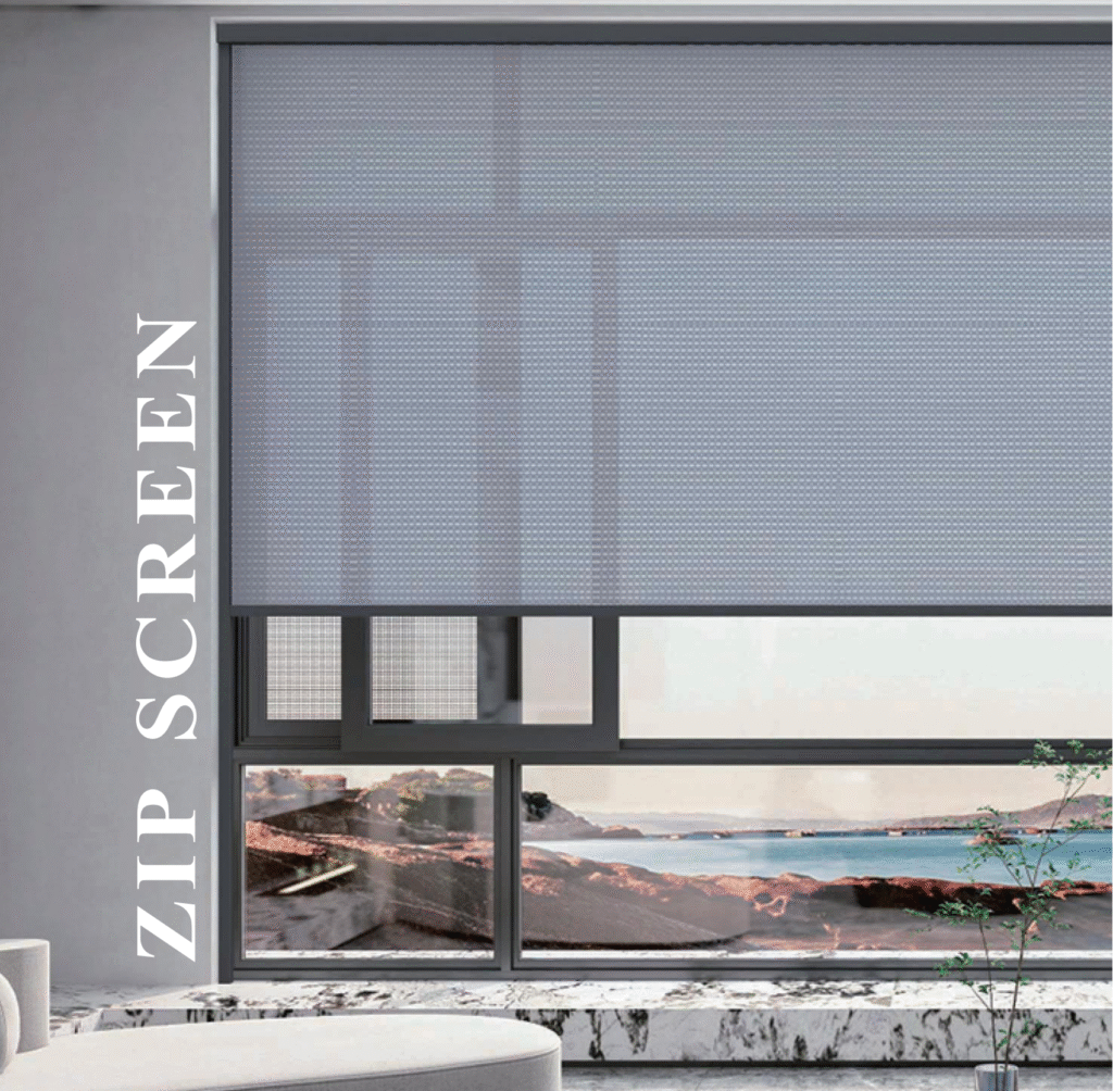 Rolling Shading Zip-screen: Tight Seal & Sun Blocking - silkroadbuild.com